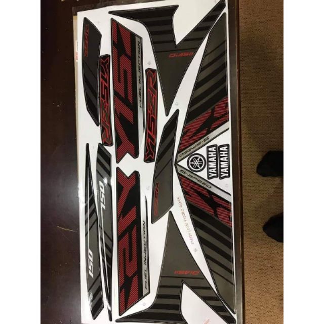 YAMAHA Y15ZR BODY STICKER STICKER MORITAKA Y15 HITAM BATMAN MERAH PURBA ...