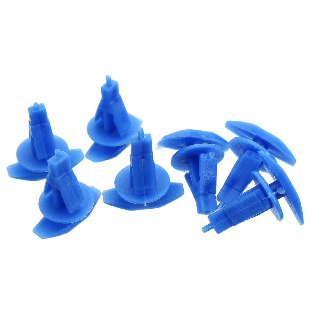READY STOCK Collab 100Pcs Blue Car Universal Auto Fasteners Blue Clips ...