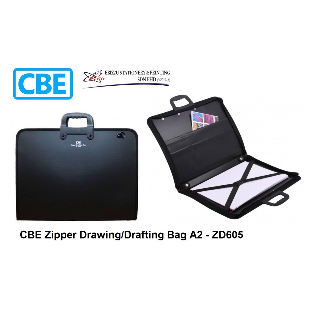 CBE Zipper Drawing/Drafting Bag A2 size ZD605 (Stationery, Office ...