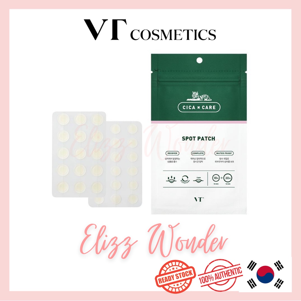 [READY STOCK] 🇰🇷 VT COSMETICS Cica Care Spot Patch (48ea) VT积雪草痘痘贴 | Shopee Malaysia