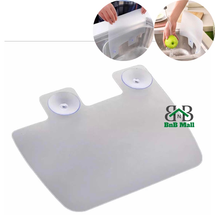 Anti Splash Sink Suction Cup Splash Guard Flap Kitchen Waterproof ...
