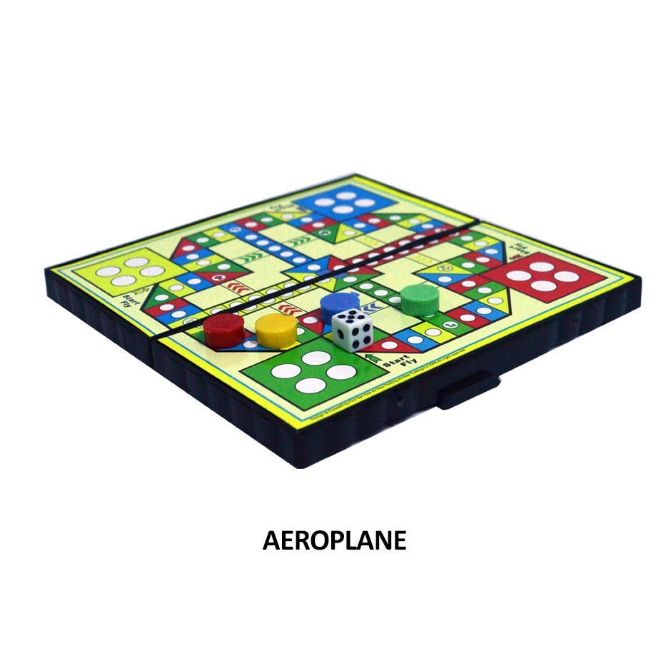 Chess/ Draughts/Snake/Aeroplane - Mini Pocket Magnetic Game Set ...