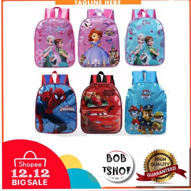 🔥READY STOCK 🔥 KIDS CARTOON SCHOOL BAG BACKPACK | Shopee Malaysia
