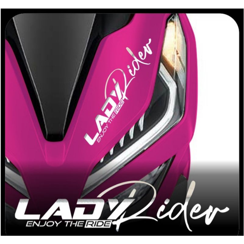 Lady Rider Sticker, viral cutting Sticker | Shopee Malaysia