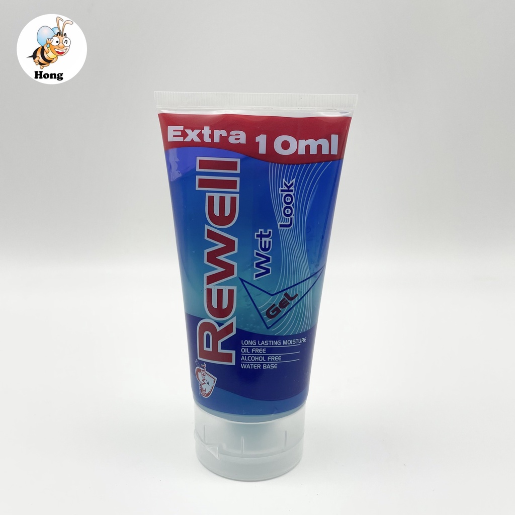 Rewell Hair Gel 150ml with extra 10ml (Strong Hold / Wet Look) | Shopee ...