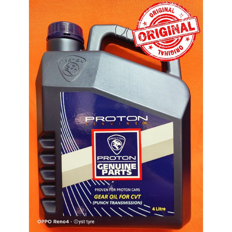 PROTON CVT Genuine Oil (4 Litre) | Shopee Malaysia