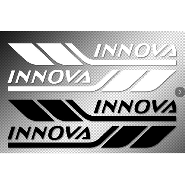 Stickers | 2x Toyota Innova Logo | Decals | Stripes | Vinyl Weather ...