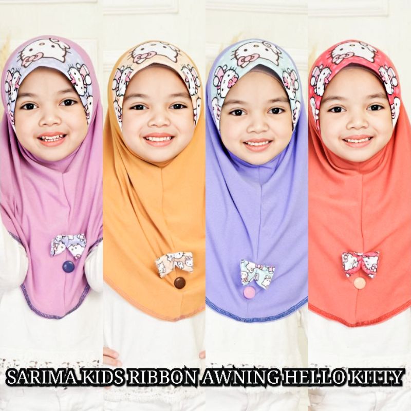 SARIMA KIDS RIBBON AWNING HELLO KITTY (BORONG SAHAJA) | Shopee Malaysia