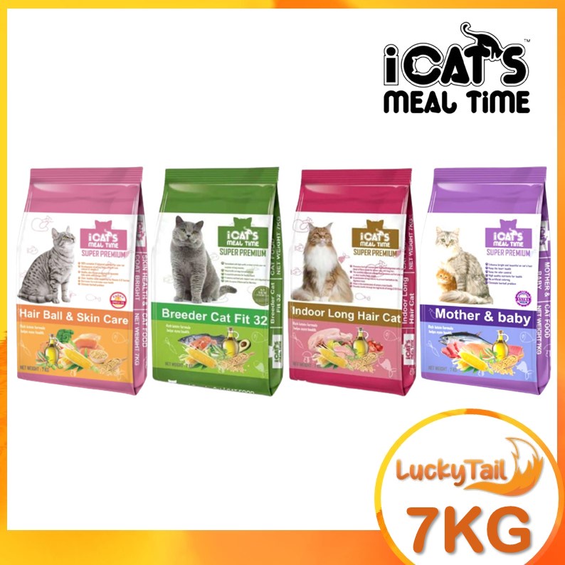 iCats Meal Time Cat Food 7KG - ( Mother Baby, Hairball Skin Care , Fit ...