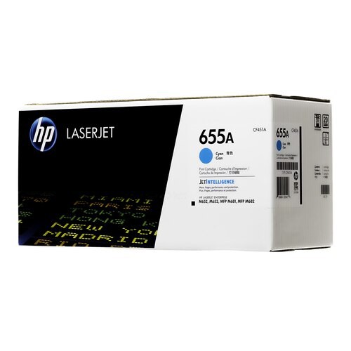 Hp Cartridge 655A (Genuine) CF450A CF451A CF452A CF453A M652 M653 MFP ...
