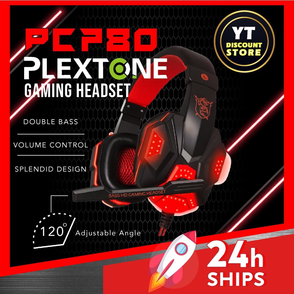PLEXTONE PC780 & G700 EXTRA BASS 3.5mm Audio jack Gaming Headphone for ...