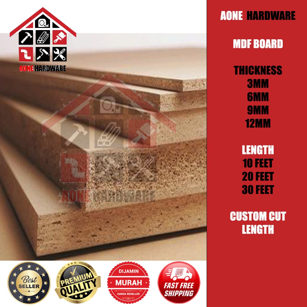 [ MDF 3MM CUTTING ] FOR SHIPLAP WAINTSCOTING, MDF BOARD, MDF ...