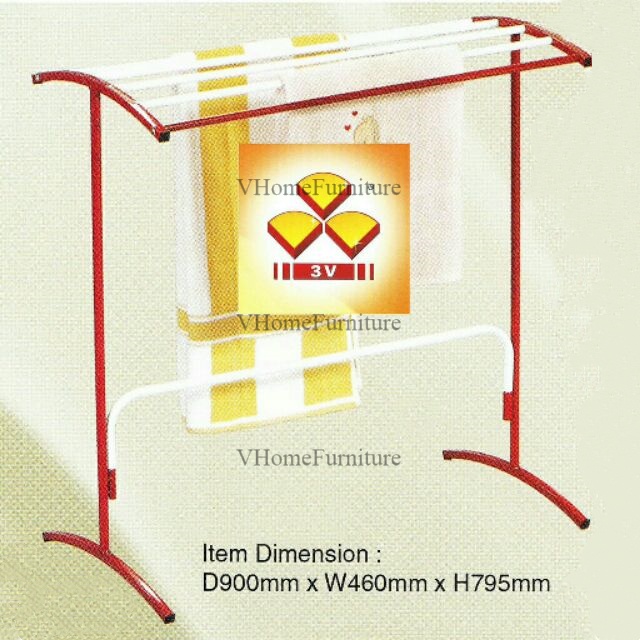 HOT SELLING 3V GAA610 ABBA POWDER COATED TOWEL RACK/ TOWEL HANGER/ RAK ...