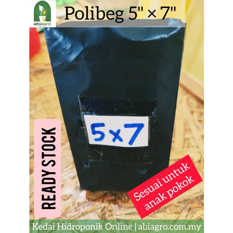Polibeg 5" x 7" 200 Gram Media Tanaman Ready Stock | Shopee Malaysia