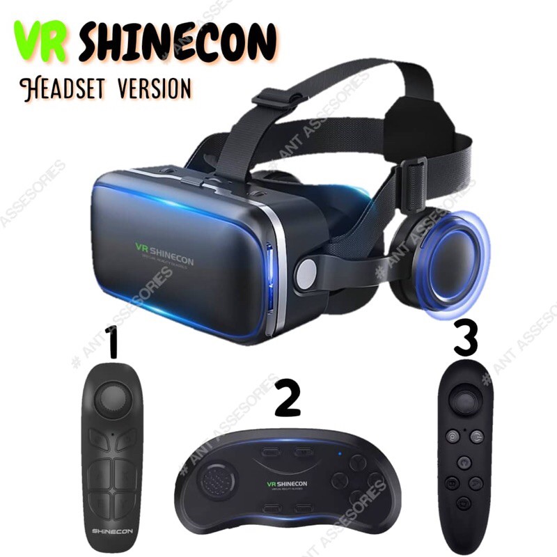 🔥Ready Stock🔥 VR Shinecon 3D VR with Headset | Shopee Malaysia