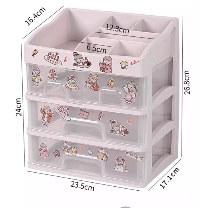 3-Layer Box Free Sticker Multi-Purpose | Shopee Malaysia
