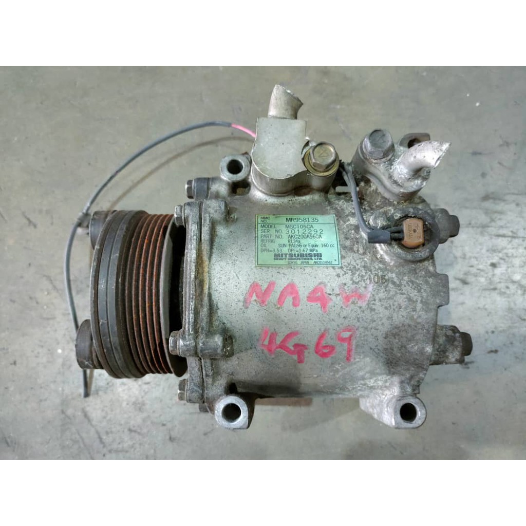🇯🇵🇯🇵 Mitsubishi Grandis NA4W 4G69 Air Cond Compressor / Air Cond Pump | Shopee Malaysia