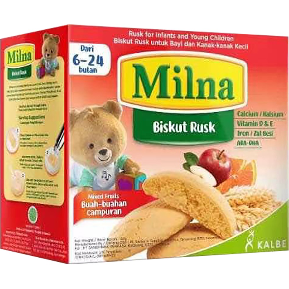 Milna Baby Rusk,Cereal Biscuit (Ori,Orange,Banana,Mix fruits,Chicken ...