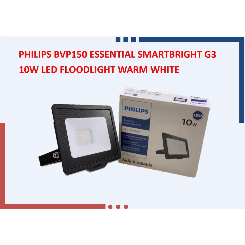 PHILIPS BVP150 LED8 10W (3000K WARMWHITE) 220-240V G3 -ESSENTIAL ...