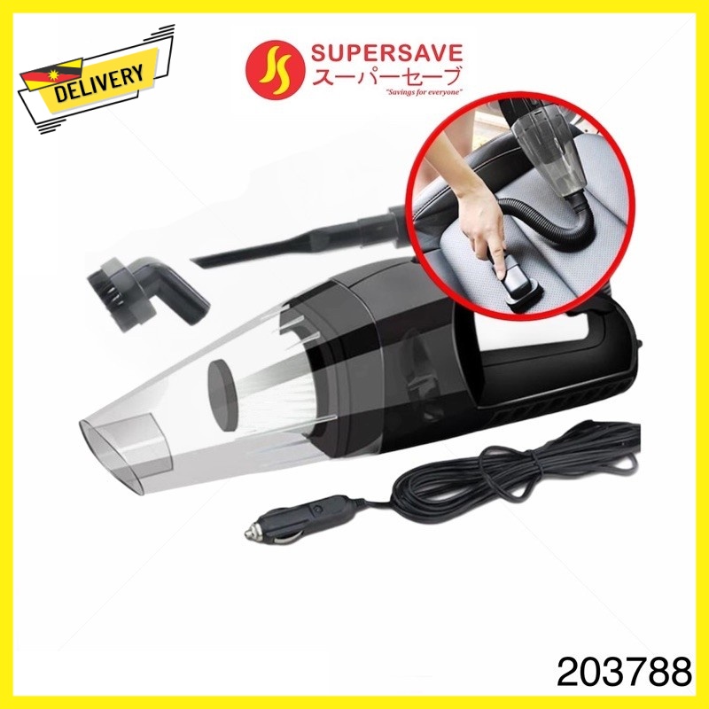 Mini Rechargeable Portable Car Vacuum Cleaner Dry & Wet YF-8513-G | Shopee Malaysia