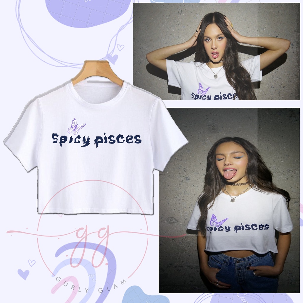 Olivia Rodrigo Spicy Pisces Shirt [GURLY GLAM] | Shopee Malaysia