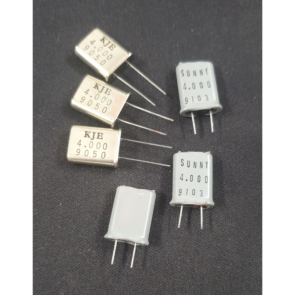 Crystal Crystal Frequency Oscillator Osc 4.000 4000 4 Mhz KJE | Shopee ...