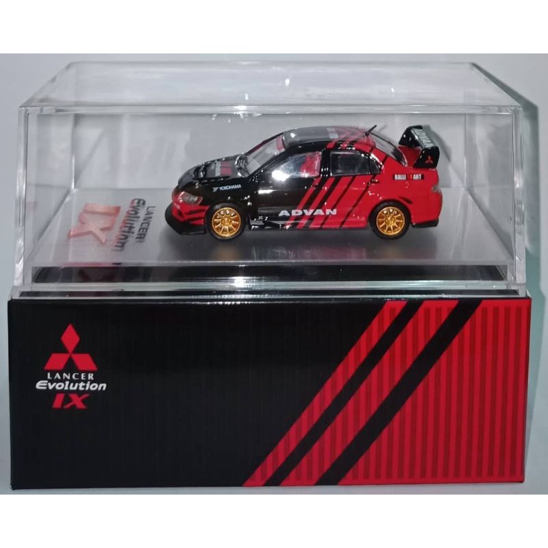 Cm Model Mitsubishi Evolution ralliart low wing / high wing | Shopee ...