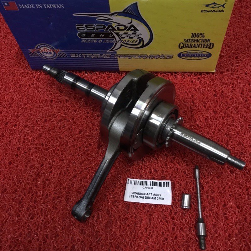 ESPADA / SWIPOH CRANKSHAFT GRANSAP CRANK SHAFT EX5 DREAM JETROD JET ROD ...