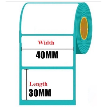 40x30 Thermal Sticker Barcode Price Label Product 热敏标签纸 4cm core ...