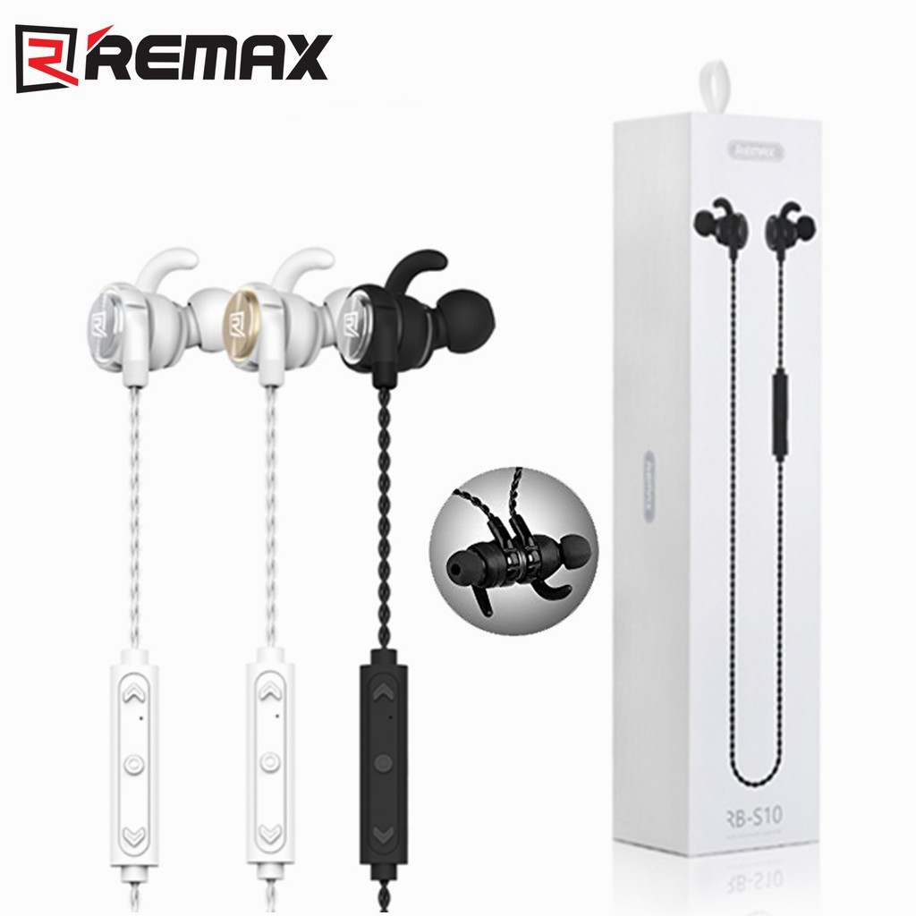 Remax RB-S10 Bluetooth Sporty Earphone Wireless Sports Headset Remax ...