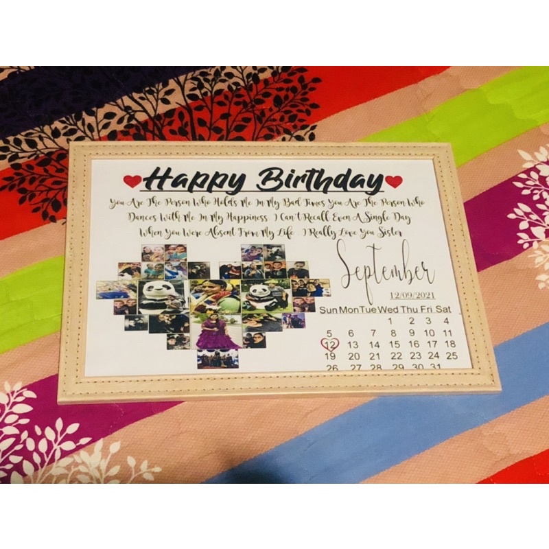 gift photo frame Love + Calendar 27pcs + free frame A4 RM22 | Shopee ...