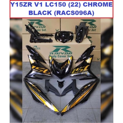 Cover Set Rapido Y15ZR V1 V2 Yamaha LC150(22) Chrome Black Blue Silver Blue/Gold White Ysuku ...