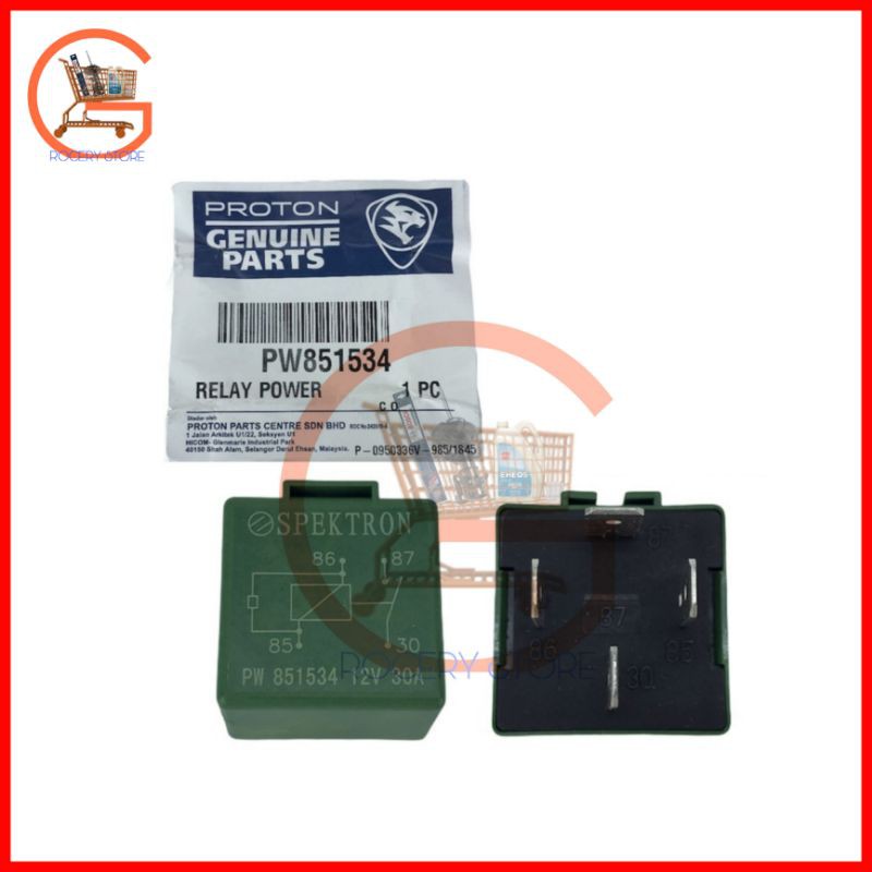 Original Proton Saga BLM FLX FL Savvy Waja 4 PIN Fan Relay Power Relay ...
