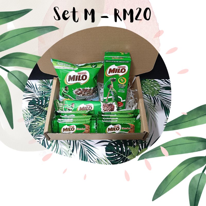 🔥 FREE STICKER GAMBAR 🔥 MILO Gift box Surprise box Chocolate Box ...