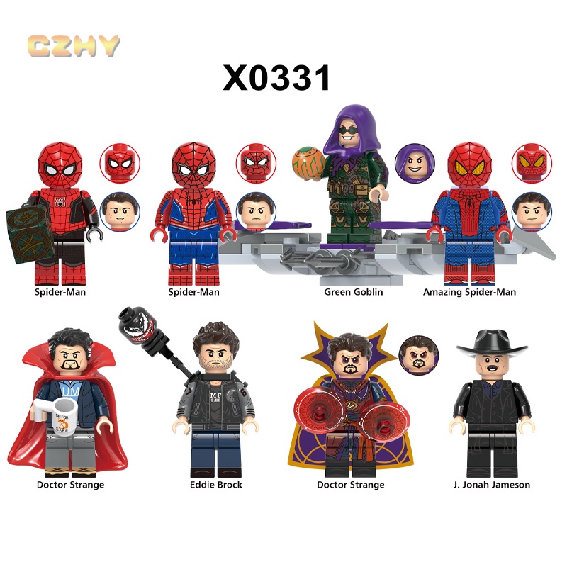 Spiderman Minifigures Doctor Strange Block Toys Gift | Shopee Malaysia