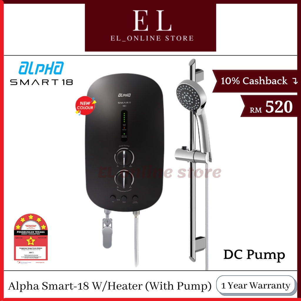 [100% Original] Alpha SMART-18I Water Heater 热水器 (With Pump) | Shopee ...