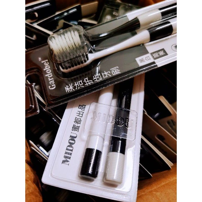 MIDOU 蜜都黑白柔洁护齿牙刷 0.01mm MIDOU Toothbrush | Shopee Malaysia