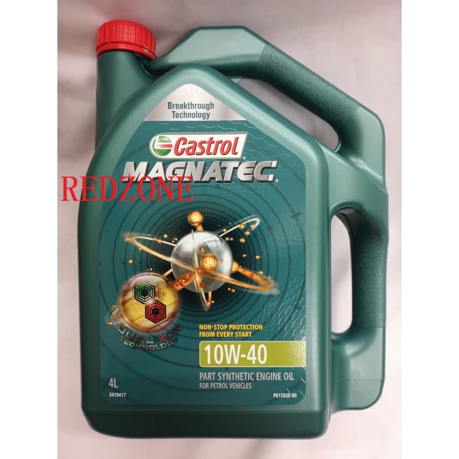 100% ORIGINAL DUALOCK TECHNOLOGY CASTROL MAGNATEC 10W-40 SEMI SYNTHETIC ...