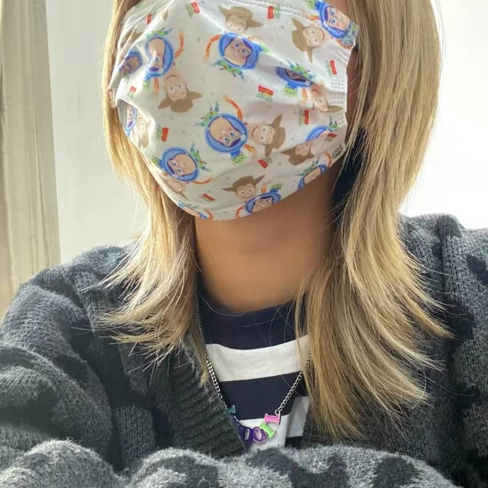 50pcs Mask For Adult My Melody Cinnamoroll Gemini Kirby Crayon Shin ...