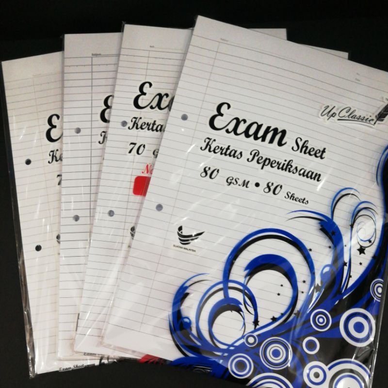 UP Classic Exam Sheet Kertas Peperiksaan 70gsm / 80gsm #Ready Stock ...