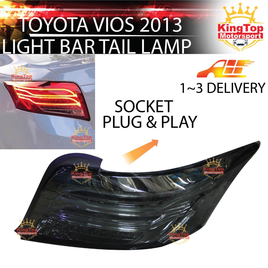 Toyota Vios 2014 Full Led + Light Bar Tail Lamp Light With Signal ...