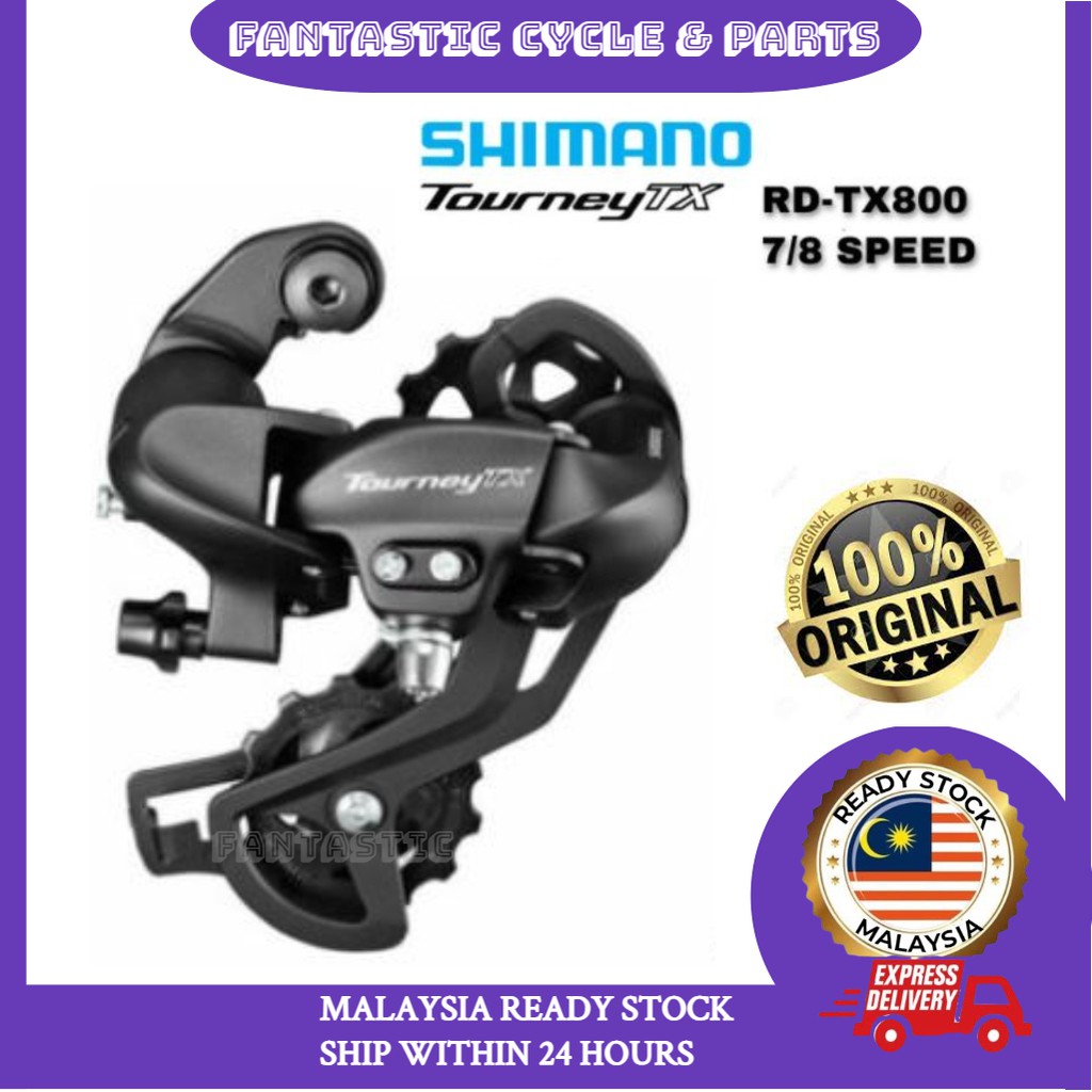 🔥Ready Stock🔥 Original Shimano Tourney TX Rear Derailleur 7/8 Speed RD ...