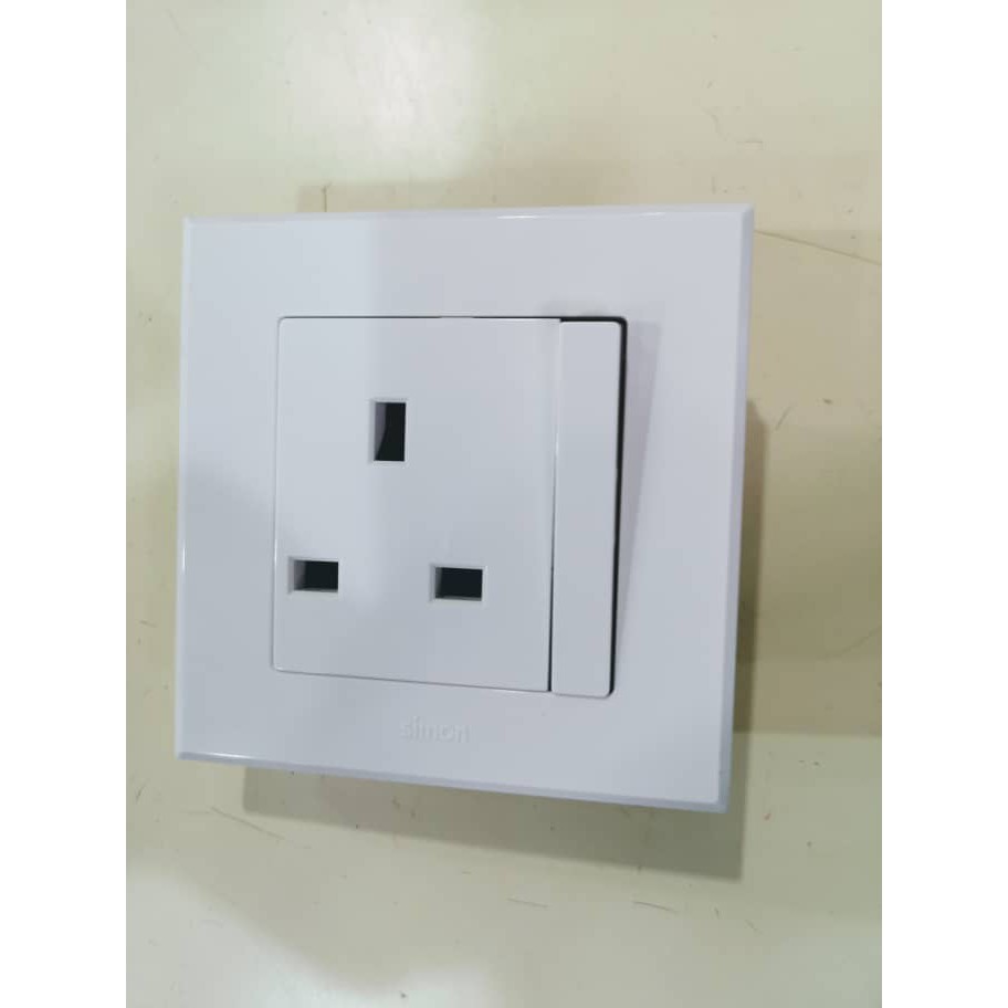 SIMON E3 SWITCH SOCKET/SIMON SWITCHES/SIMON E-3 SOCKET FULL WHITE/10PCS ...