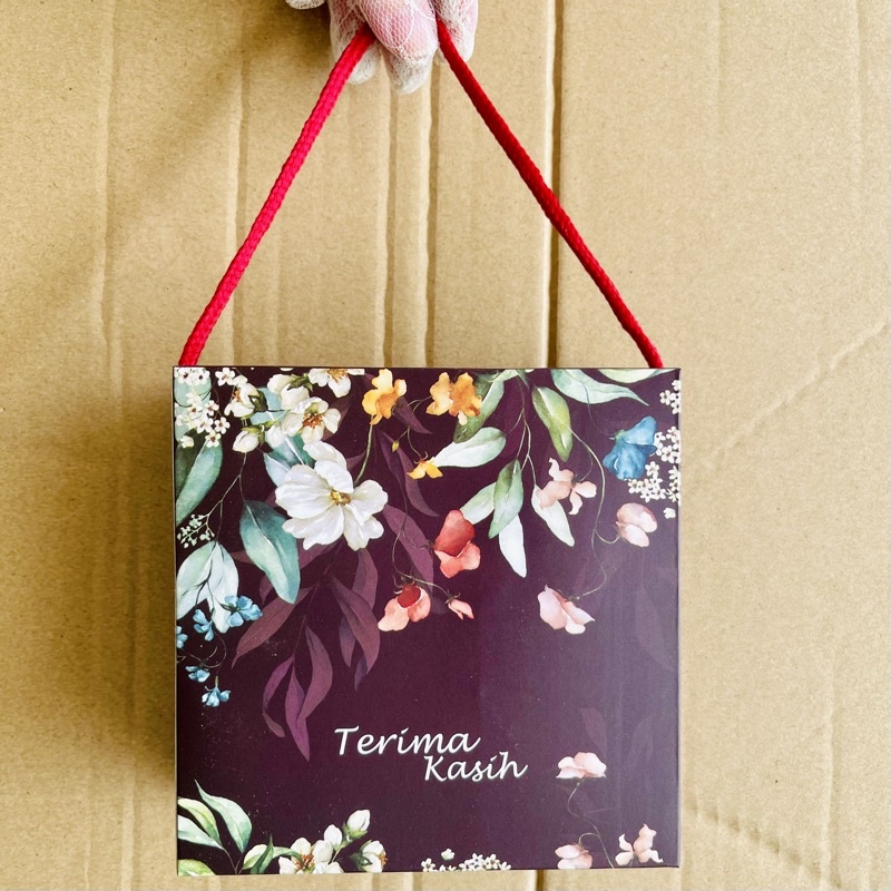 kotak bahulu flower printed(10 pcs) ,kotak bahulu kemboja ,kotak ...