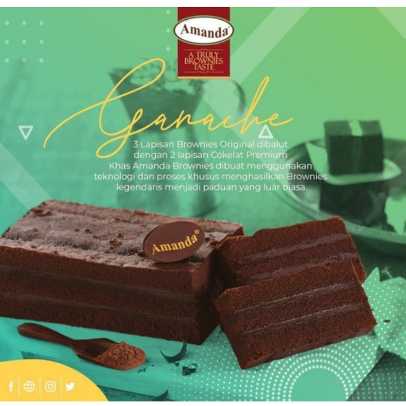 Ganache Brownies Amanda | Shopee Malaysia