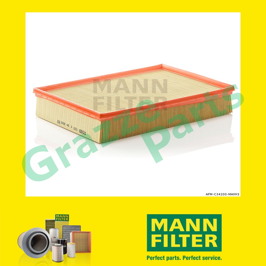 100% Original Mann Engine Air Filter C34200 C 34 200 LX717 Volvo 940 II ...