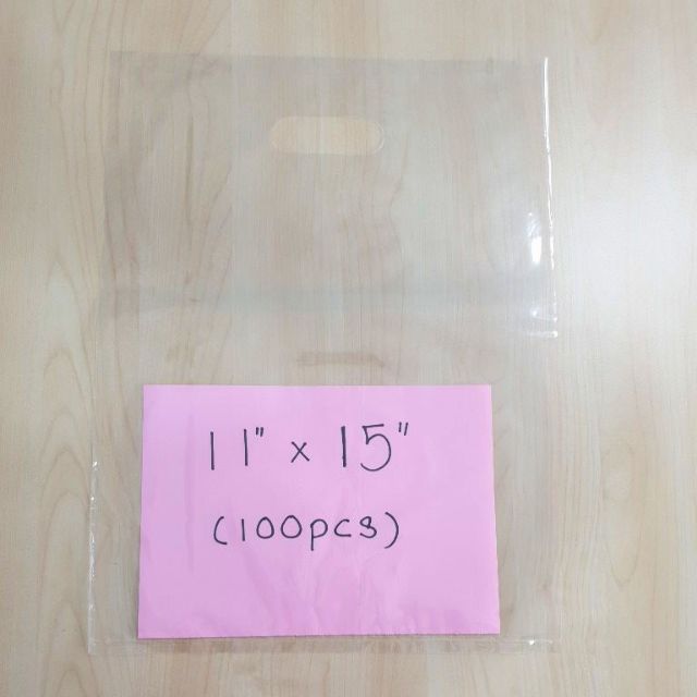 100pcs Plastic Bag Jernih 11 x 15 Inch /Lutsinar/ Plastic Transparent ...