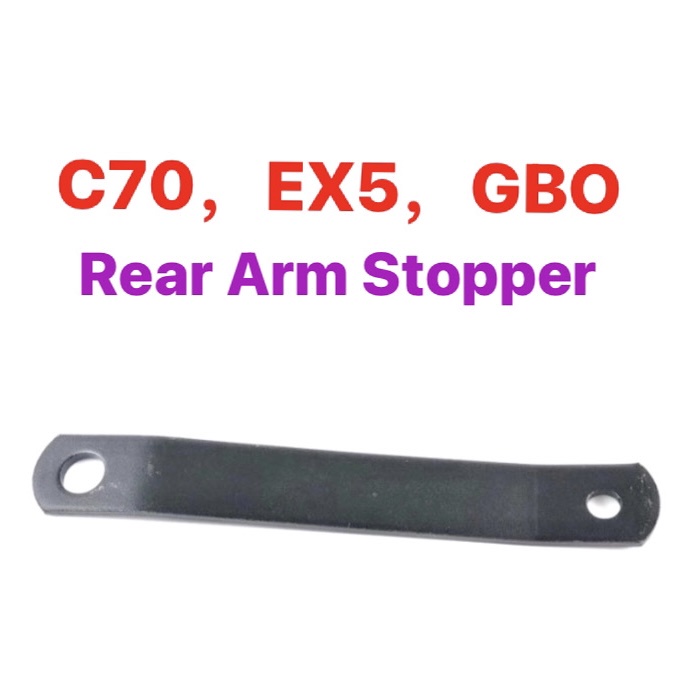 Honda C70 GBO EX5 Rear Arm Stopper Besi ikat Arm dengan Tapak hub brake ...
