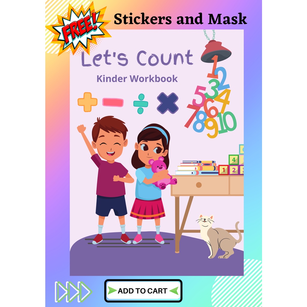 KINDER MATH WORKBOOK (53 PAGES) | Shopee Malaysia
