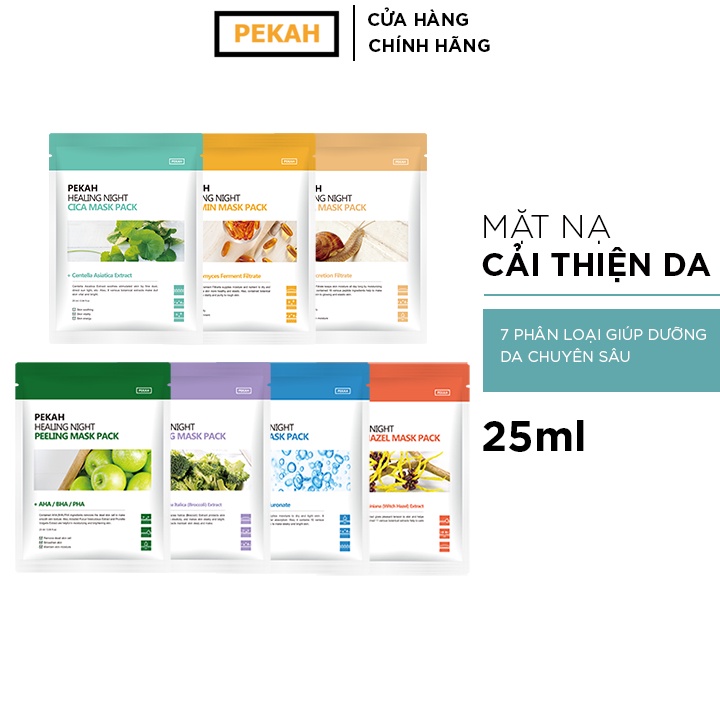 Pekah Korean Whitening and Restoring Mask PEKAH Healing Night Mask 25ml ...